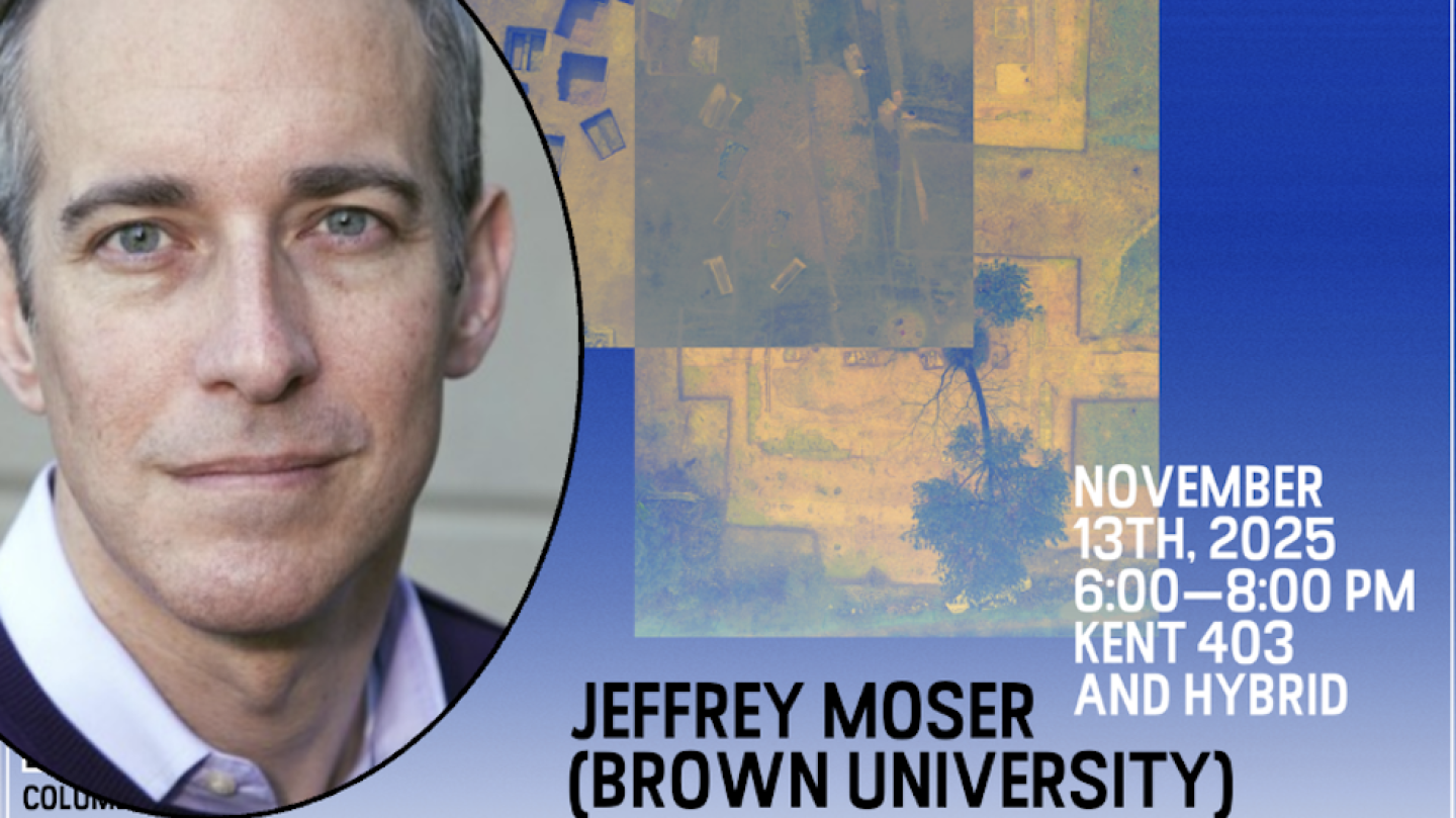 Professor Jeffrey Moser Speaks at Columbia University Critical Chinese ...